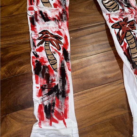 kishara | Jeans | Custom Painted Plam Trees Jeans F 1 | Poshmark